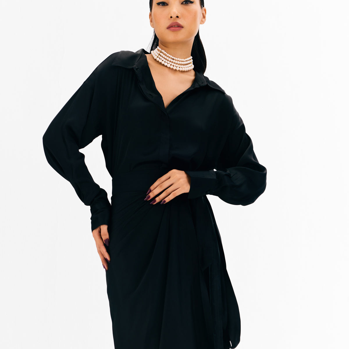 Jenni Shirt Black – Nouria